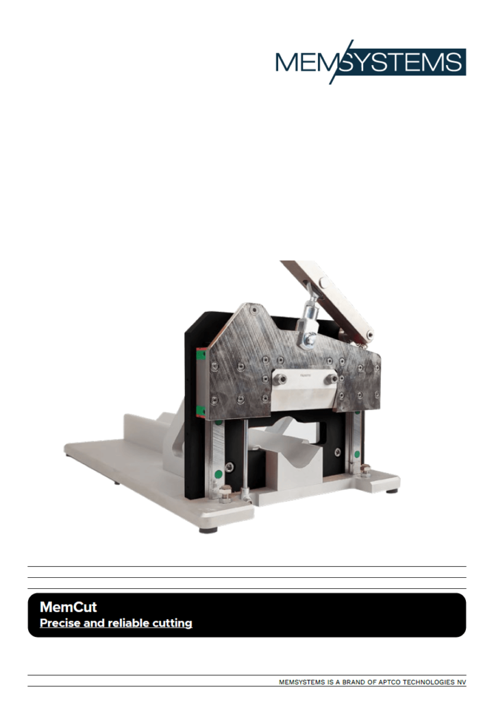 Brochure download - MemCut - MemSystems